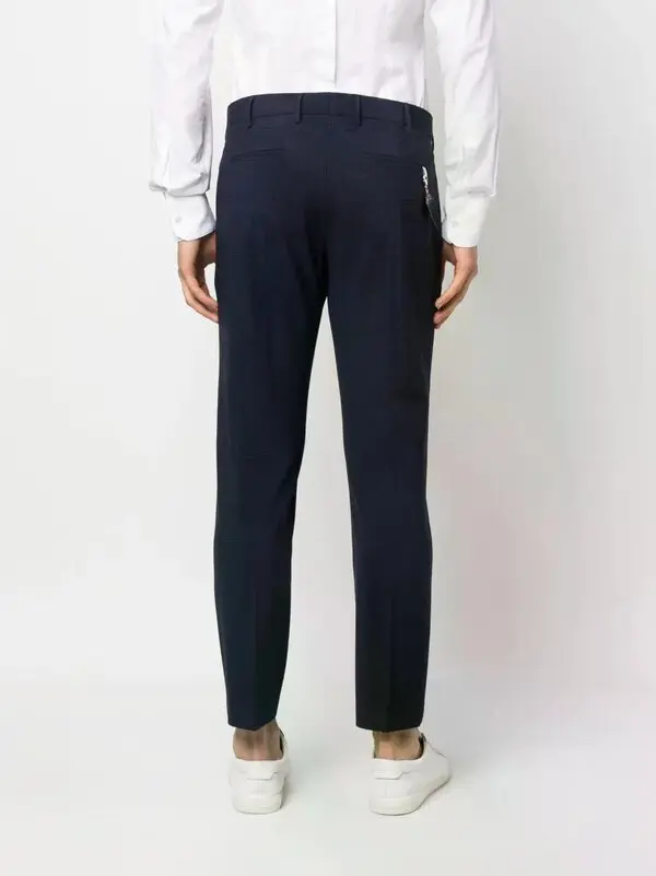 PT TORINO Check-print Tapered Trousers