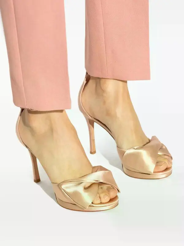 Kate Spade New York Satin Heeled Pumps - Neutrals