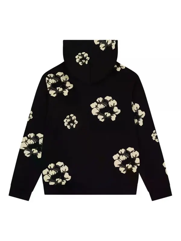 DENIM TEARS Cactus Wreath Hoodie - Black
