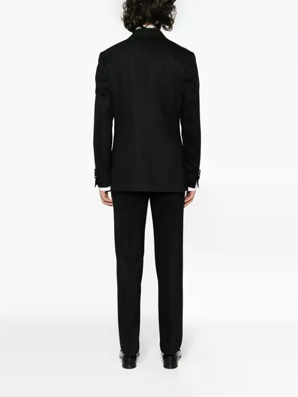 LARDINI Single-breasted Crepe Suit