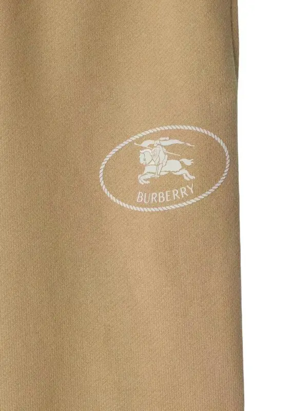 Burberry Knight Stamp Cotton Jogging Pants