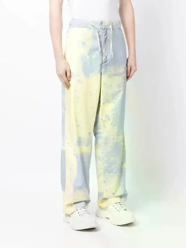 OAMC Spray-paint Effect Straight-leg Trousers