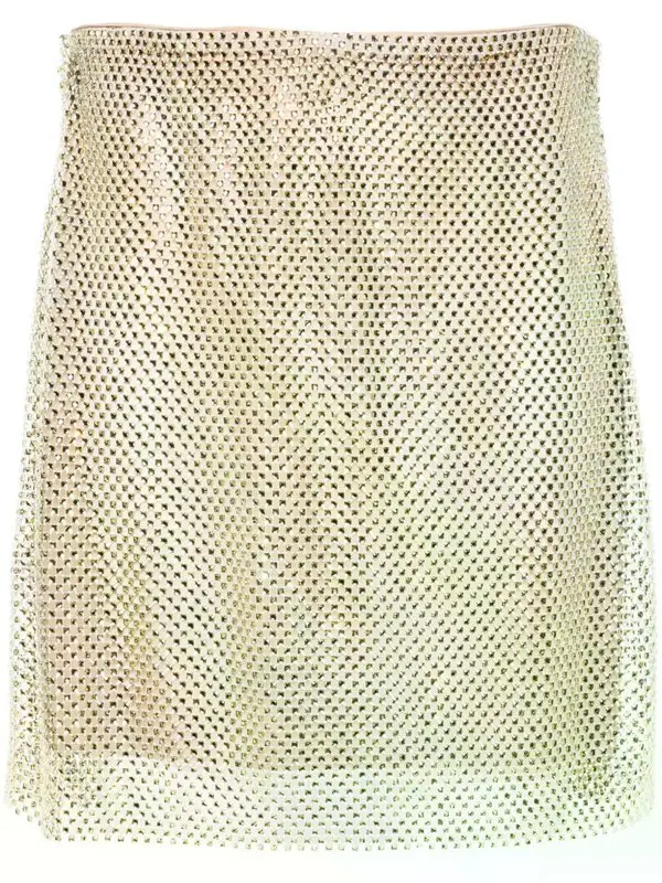 Philosophy Di Lorenzo Serafini Crystal Embellished Skirt - Green
