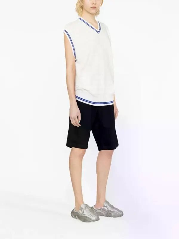 Alexander Wang Stripe-detail Knitted Sleeveless Top