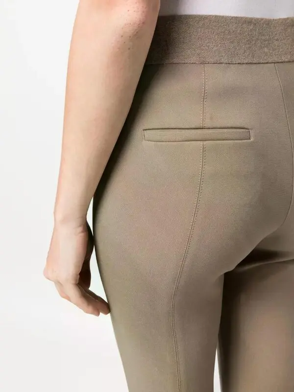 Peserico Cropped Slim-fit Trousers