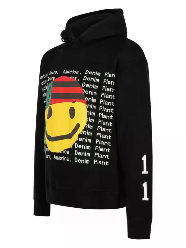 DENIM TEARS Cactus Tears Hoodie - Black