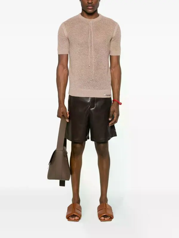 Fendi Open-knit Wool T-shirt