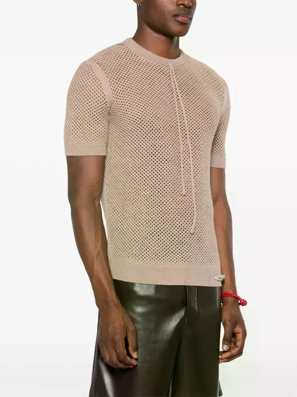 Fendi Open-knit Wool T-shirt