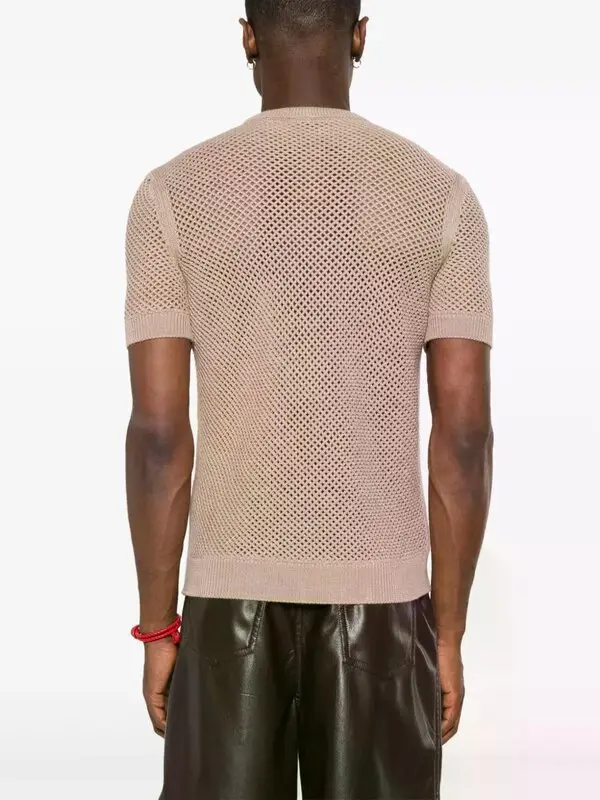 Fendi Open-knit Wool T-shirt