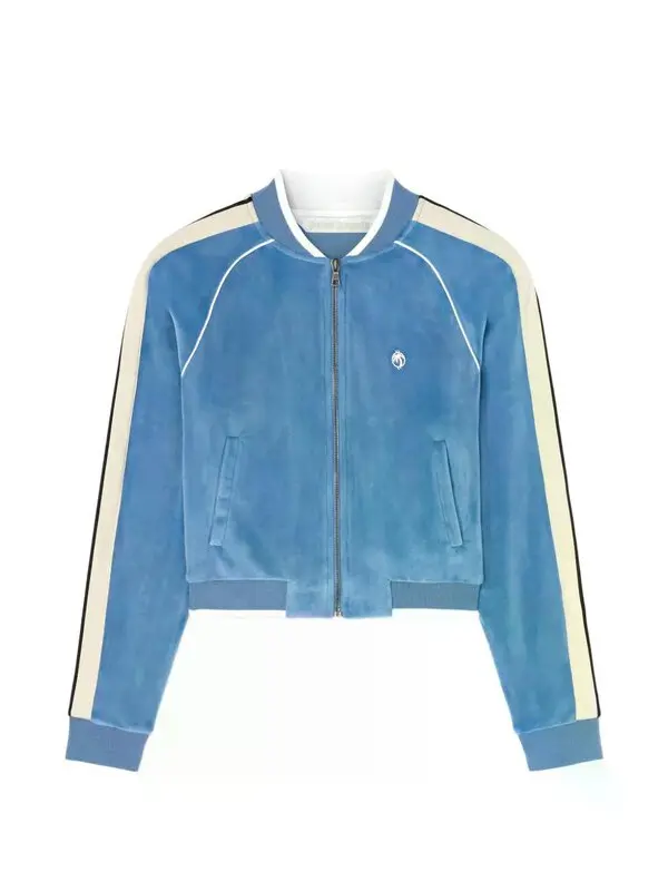 Palm Angels Oval Palm Track Jacket - Blue