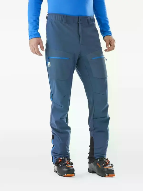 PASCAL MILLET Logo-print Trousers - Blue