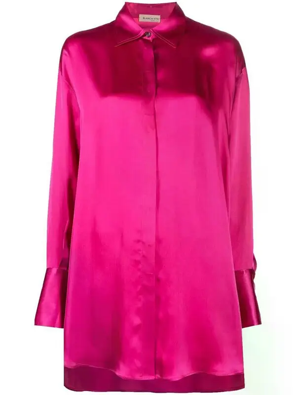 BLANCA VITA Oversized Shirtdress