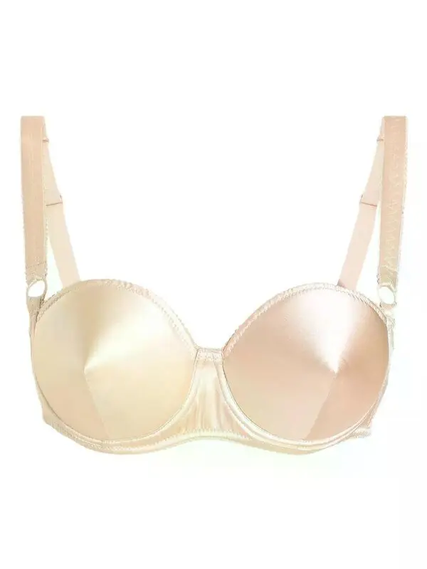 Dolce & Gabbana Satin Balconette Bra - Neutrals