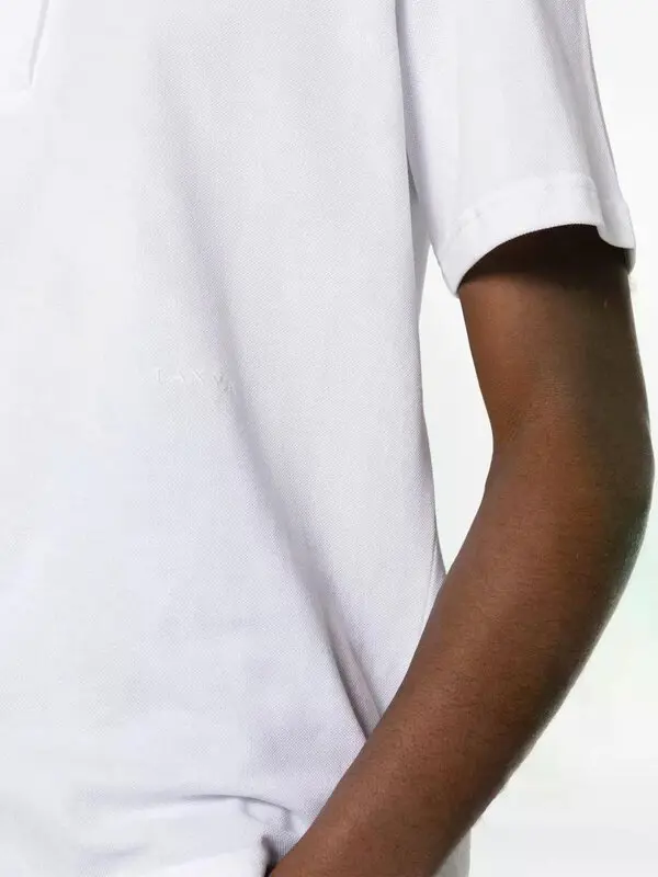 LANVIN Short-sleeve Cotton Polo Shirt