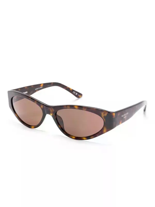 Balenciaga Oval Frame Sunglasses