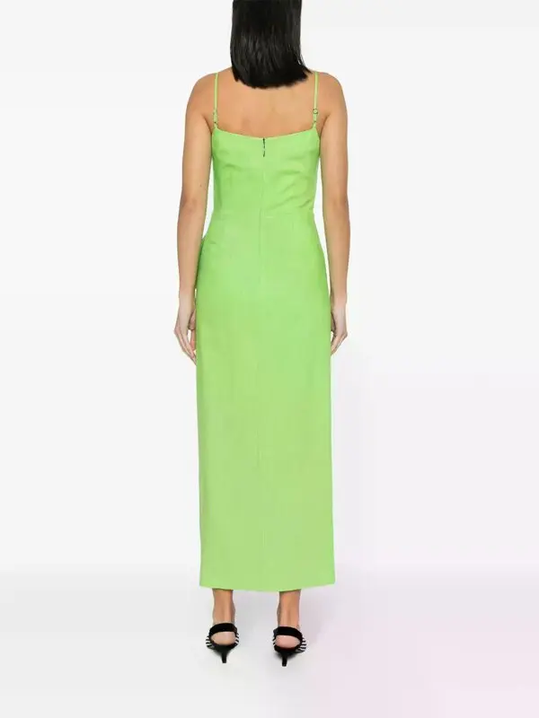 MSGM Gathered-detail Maxi Dress