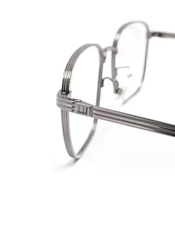 Dunhill Square-frame Eyeglasses - Silver