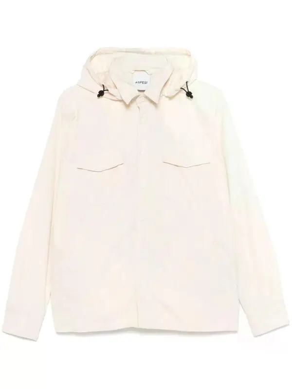 Aspesi Hooded Jacket - Neutrals