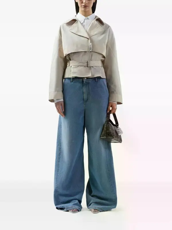Gcds Belted Long-sleeved Jacket