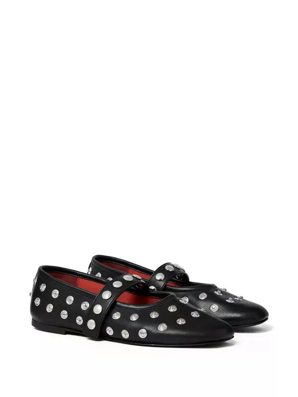 Stella McCartney Studded Mary Jane Ballet Flats - Black