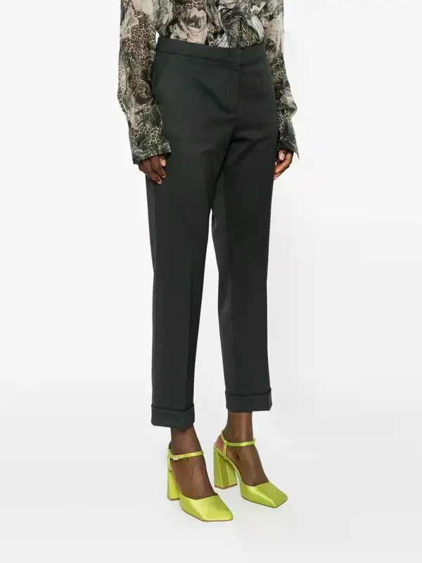 Etro Cropped Wool Trousers