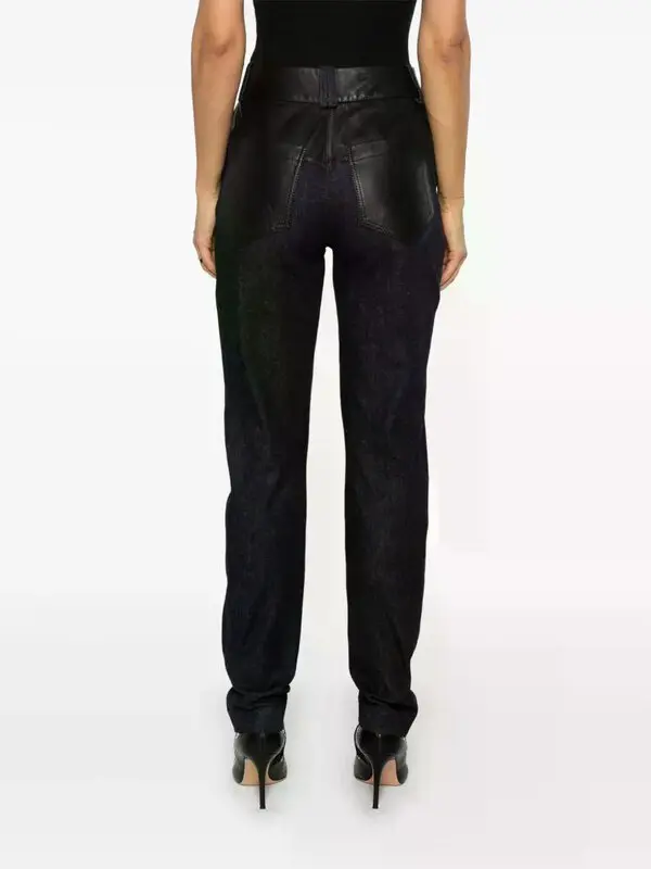 MITILIANE COUTURE Paneled Slim-cut Jeans