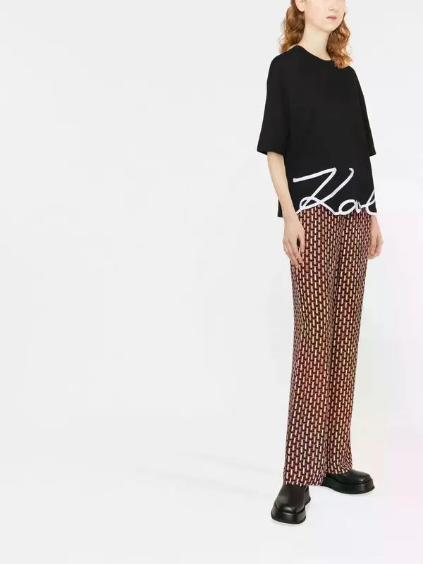Karl Lagerfeld Organic Cotton Printed T-shirt