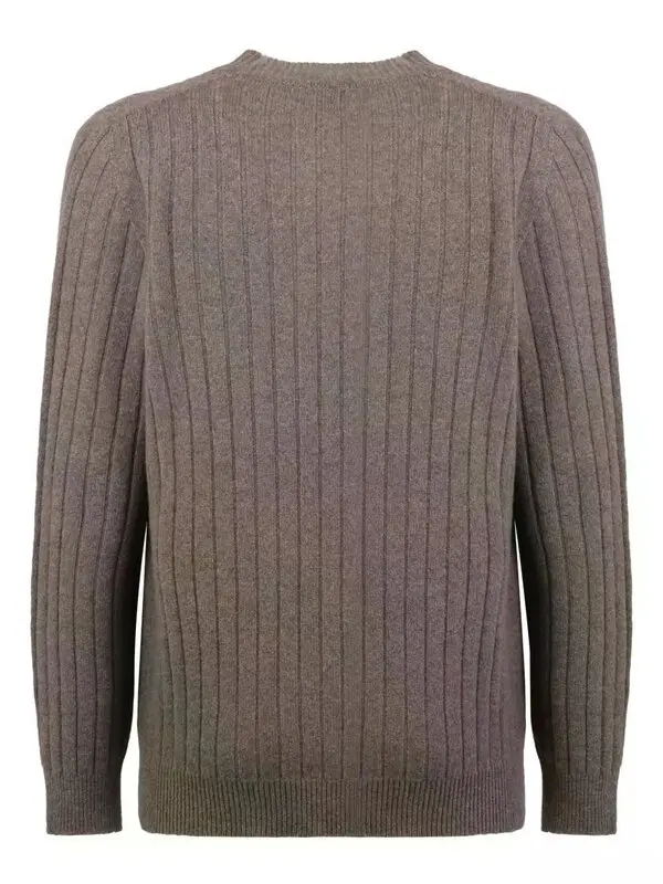 DRUMOHR Ribbed Knit V-neck Cardigan