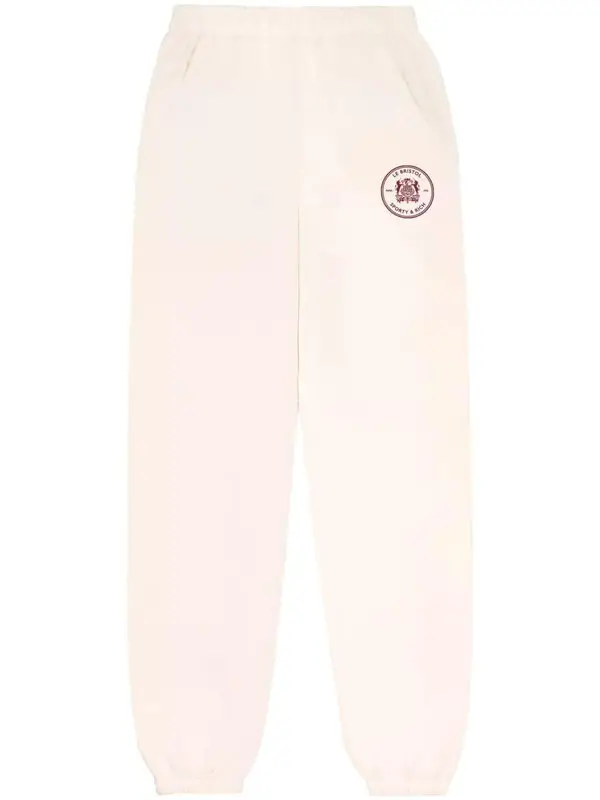 Sporty & Rich Bristol Crest Cotton Track Pants