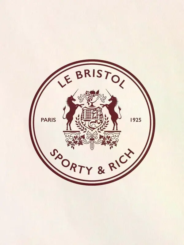 Sporty & Rich Bristol Crest Cotton Track Pants