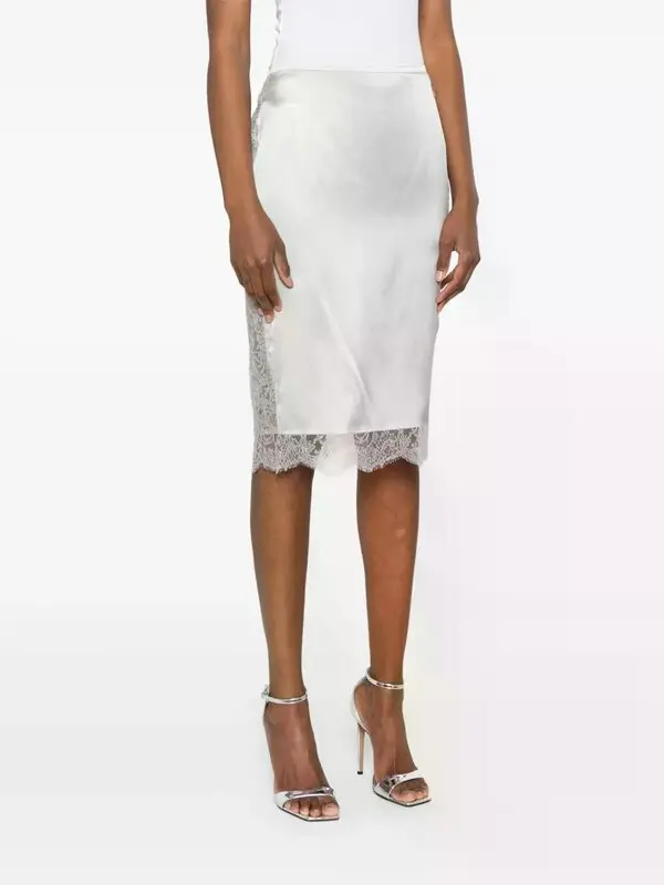 TOM FORD Lace Detail Midi Skirt