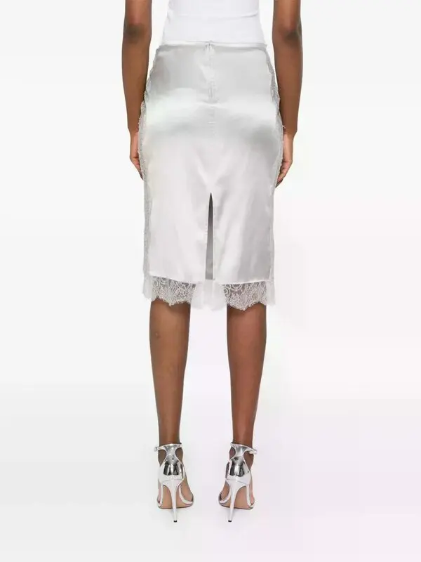 TOM FORD Lace Detail Midi Skirt