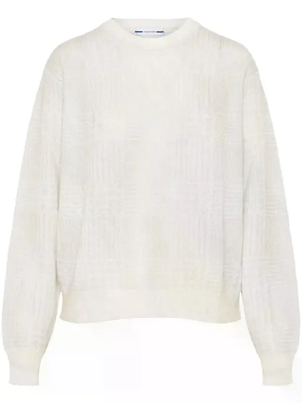 Jacob Cohen Houndstooth Crew Neck Jumper
