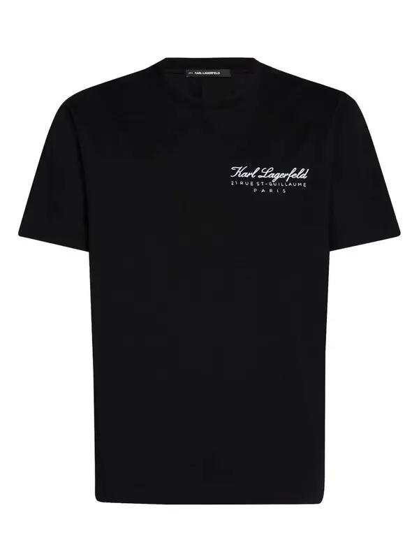Karl Lagerfeld Hotel Karl T-shirt - Black