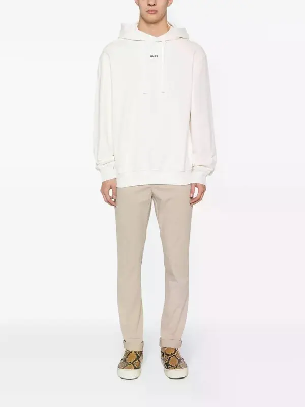 DONDUP Slim-fit Chino Trousers - Neutrals