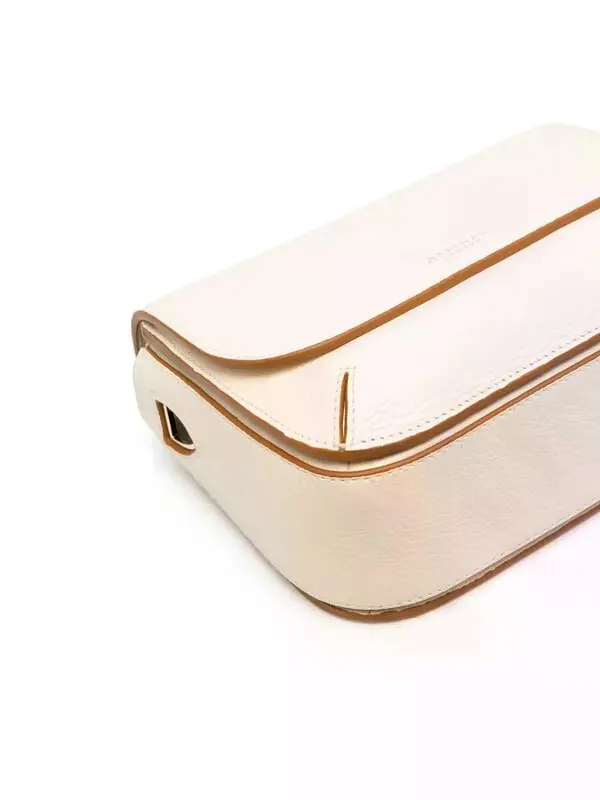 ASPINAL OF LONDON Ella Crossbody Bag In Ivory Calf Leather