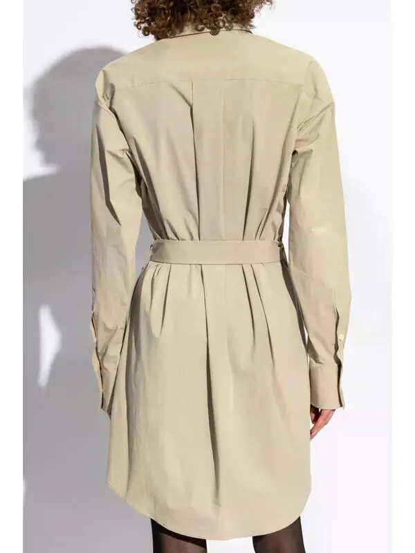 Dsquared2 Midi Shirt Dress With Belt