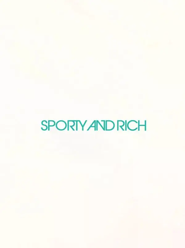 SPORTY & RICH Carla Logo-print Swimsuit - Neutrals
