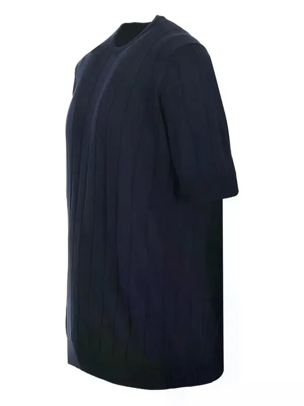 FILIPPO DE LAURENTIIS Ribbed-knit T-shirt