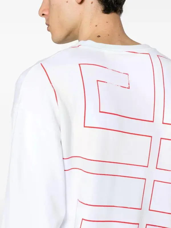 Givenchy 4g Printed Cotton Sweatshirt
