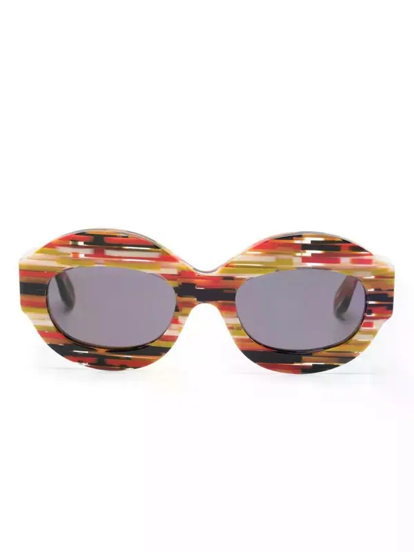 Marni Oval Frame Sunglasses
