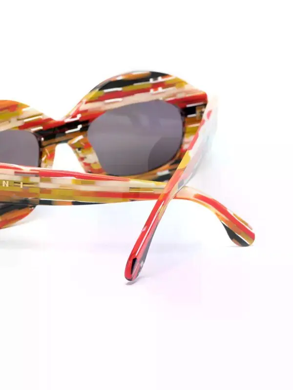 Marni Oval Frame Sunglasses