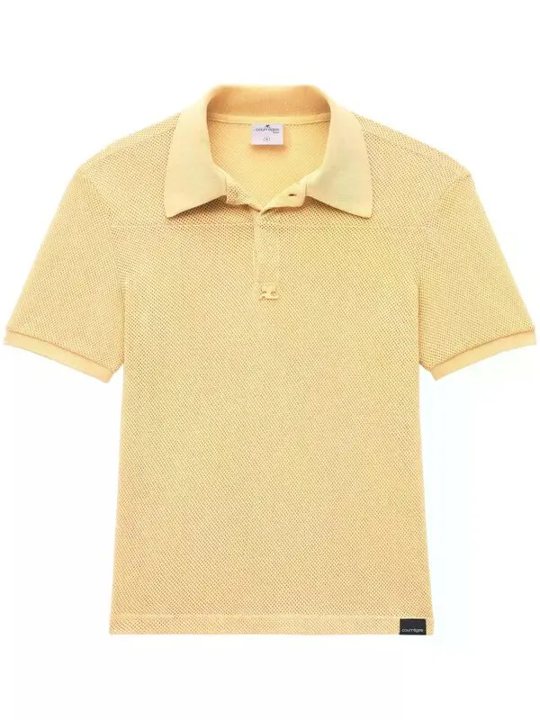 COURREGES Logo-patch Polo Shirt