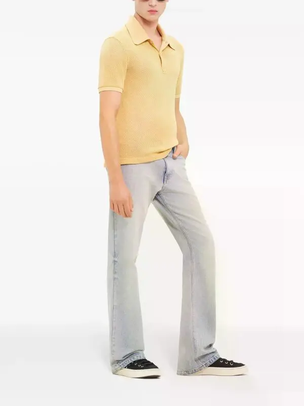 COURREGES Logo-patch Polo Shirt