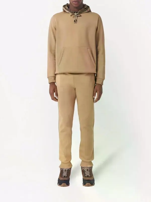 Burberry Check-pattern Track Pants - Neutrals