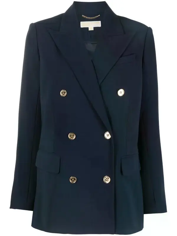Michael Kors Logo-button Double-breasted Blazer