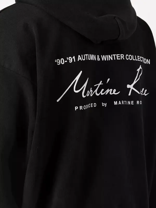 Martine Rose Logo Print Oversized Hoodie
