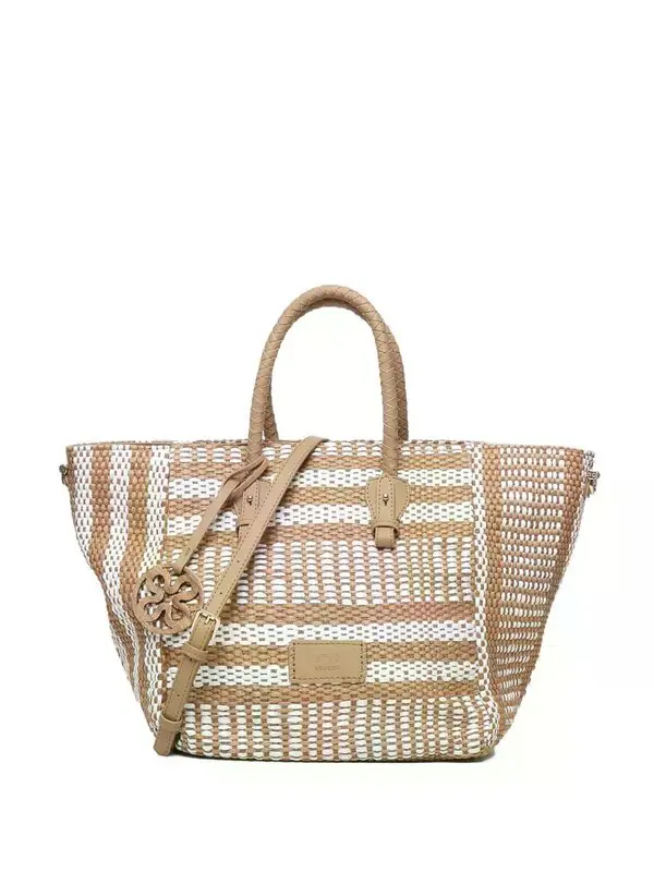 V°73 Stefanie Woven Tote Bag - Brown