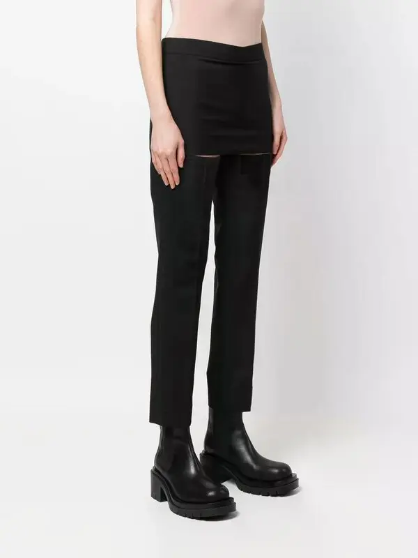 Givenchy Wool-mohair Blend Slit Trousers