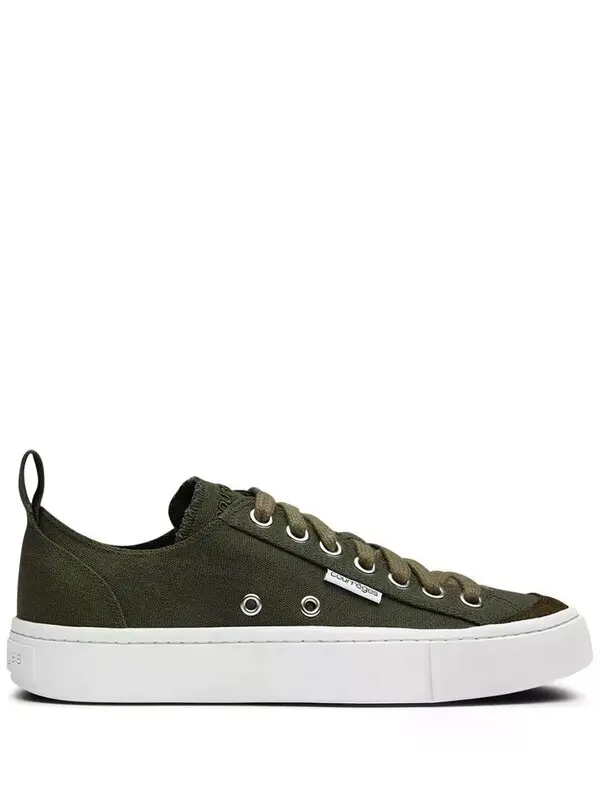 COURREGES Logo-embroidered Canvas Sneakers